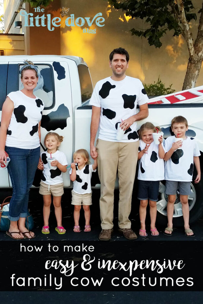little cows: easy cow costume DIY - Little Dove Blog