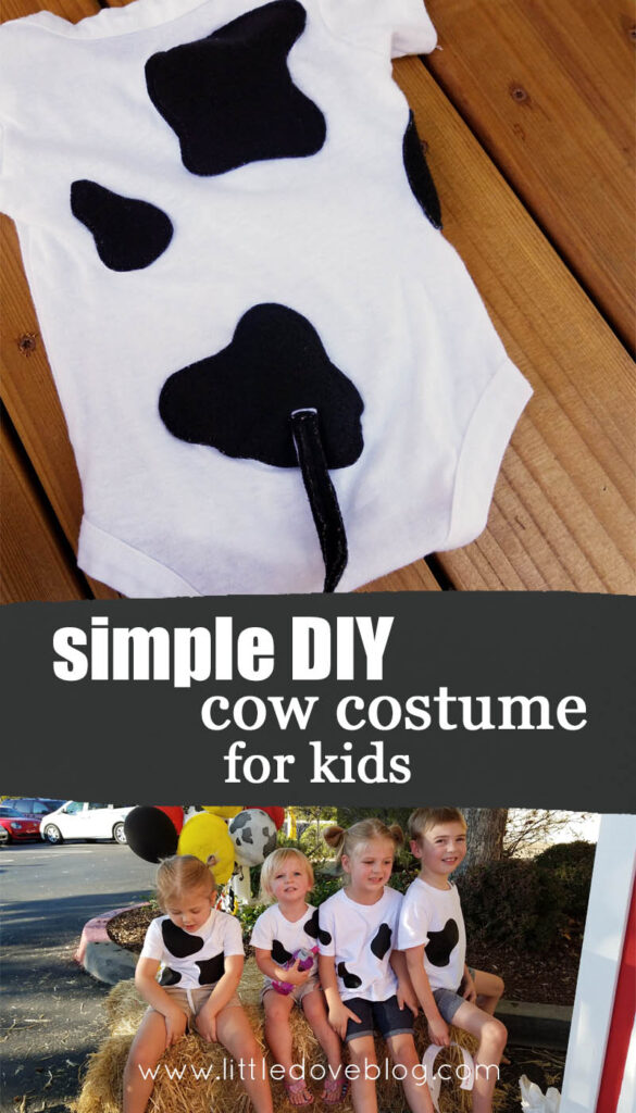 little cows: easy cow costume DIY - Little Dove Blog