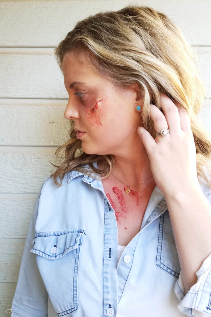 Halloween makeup ideas and a real-life horror movie - Little Dove Blog