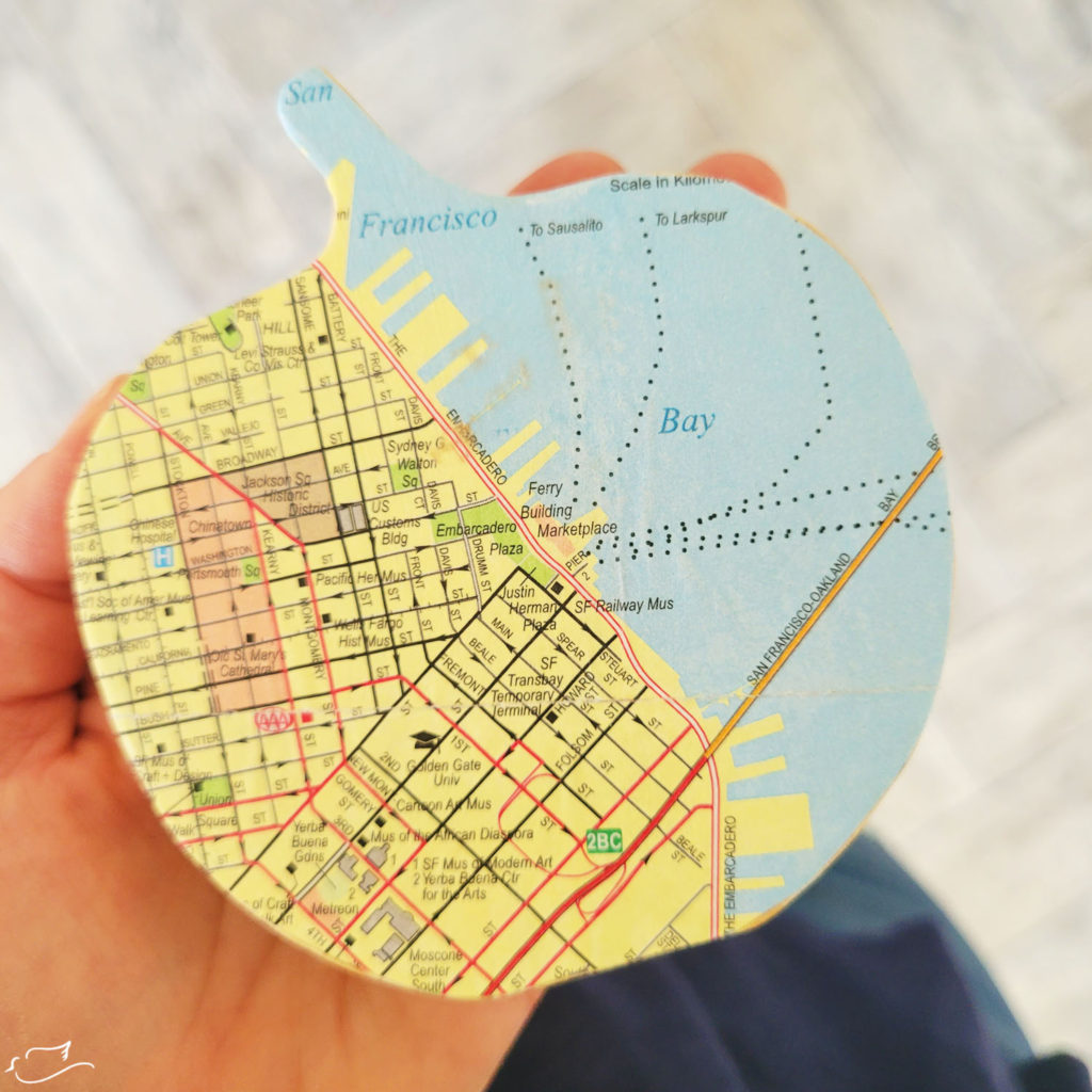 mod podge map pumpkins for travel enthusiasts - Little Dove Blog