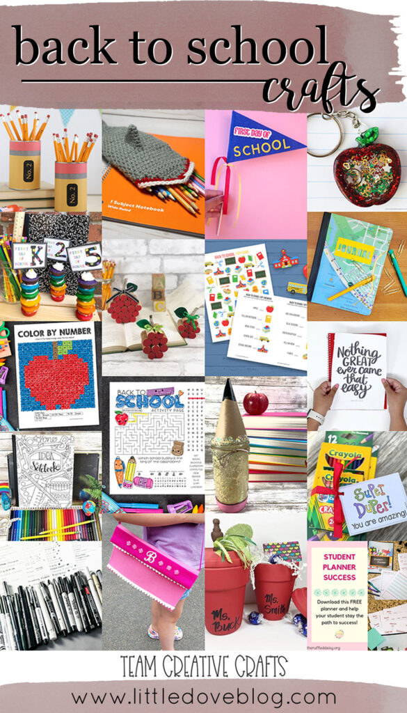 custom DIY composition books for school - Little Dove Blog
