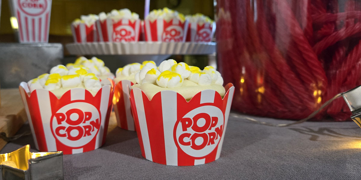 Popcorn Flavored Cupcakes