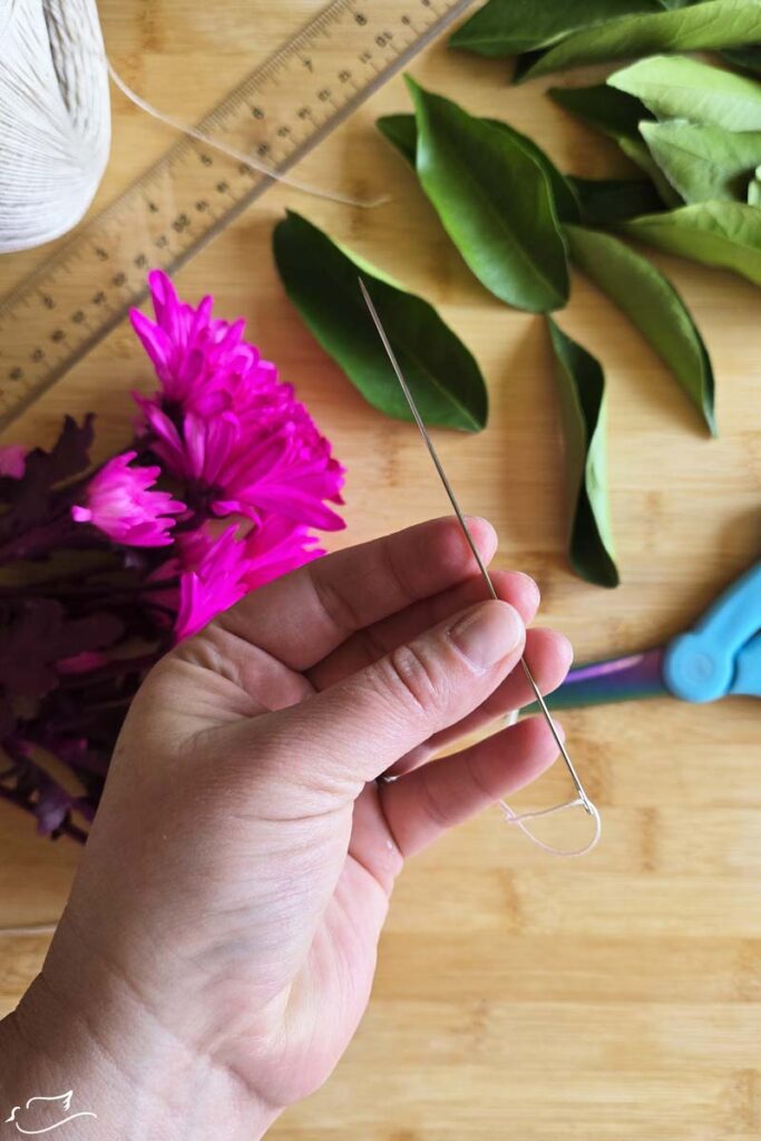 easy rainbow floral lei - Little Dove Blog